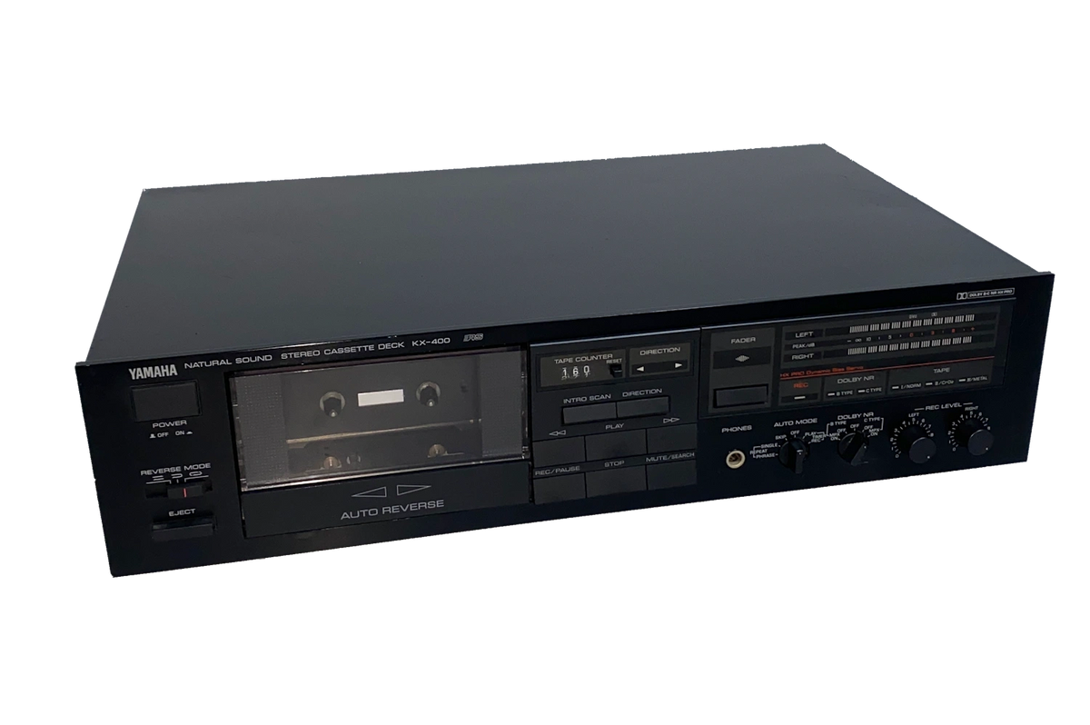 Yamaha KX-400 Auto Reverse Cassette Deck, Dolby B C, HX Pro, 3 tape ...