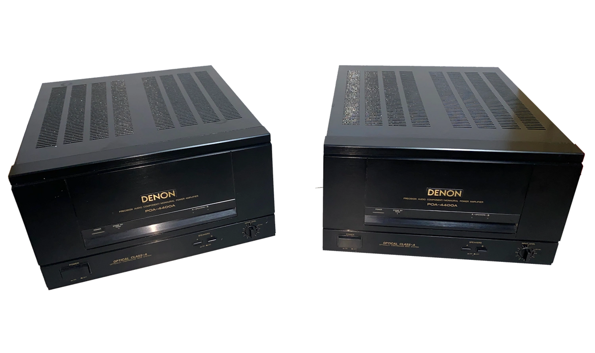 Pair of DENON POA-4400A Monoblock Power Amplifiers (Denon Optical Class ...