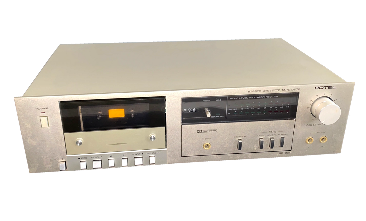 Rotel RD-820 servo assisted Cassette Deck 3 tape type, Dolby, Silver ...
