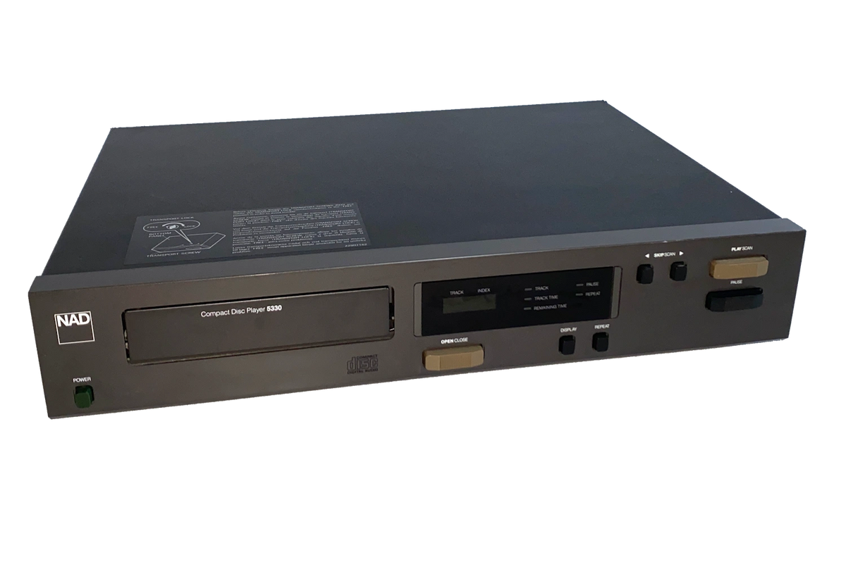 NAD 5330 CD Player with green LED display, uncommon model 1987