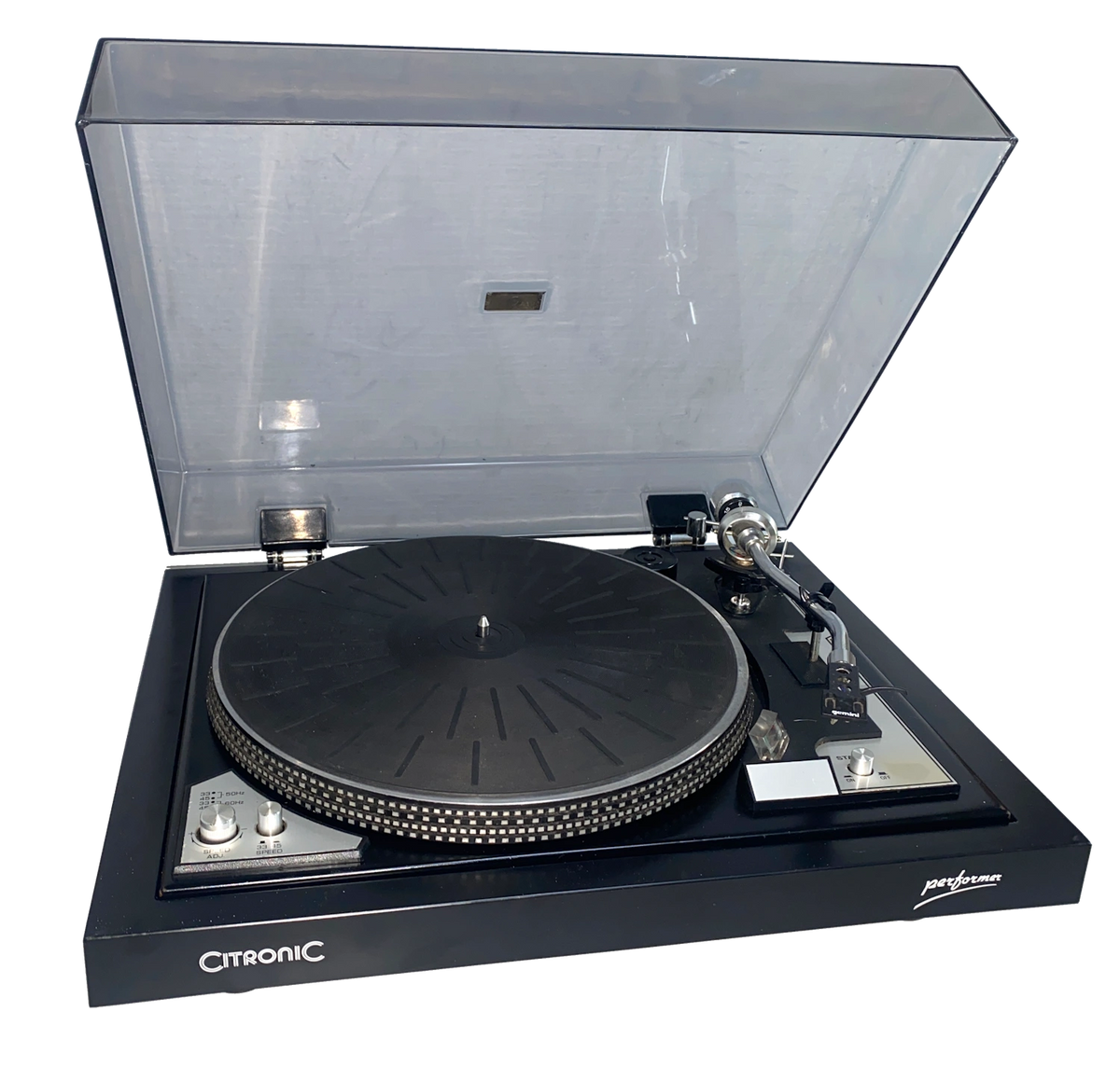 Citronic CS-300D “Performer” Fully manual belt drive turntable with ...