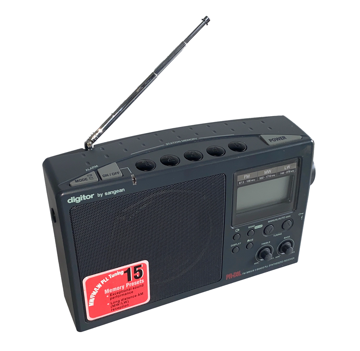 Large Sangean PR-D3L High Quality Long Range AM/FM/LW Radio AC/DC 2012 ...