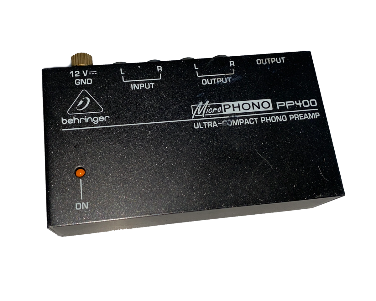 Behringer MicroPHONO PP400 Phono Preamplifier 2021