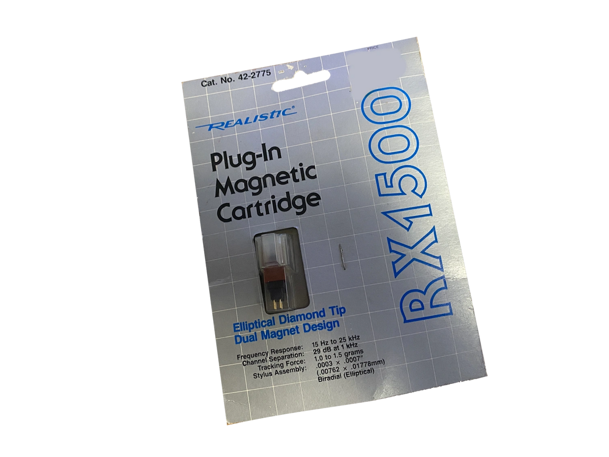 New Old Stock REALISTIC RX1500 P Mount T4P Phono Cartridge w Elliptical ...