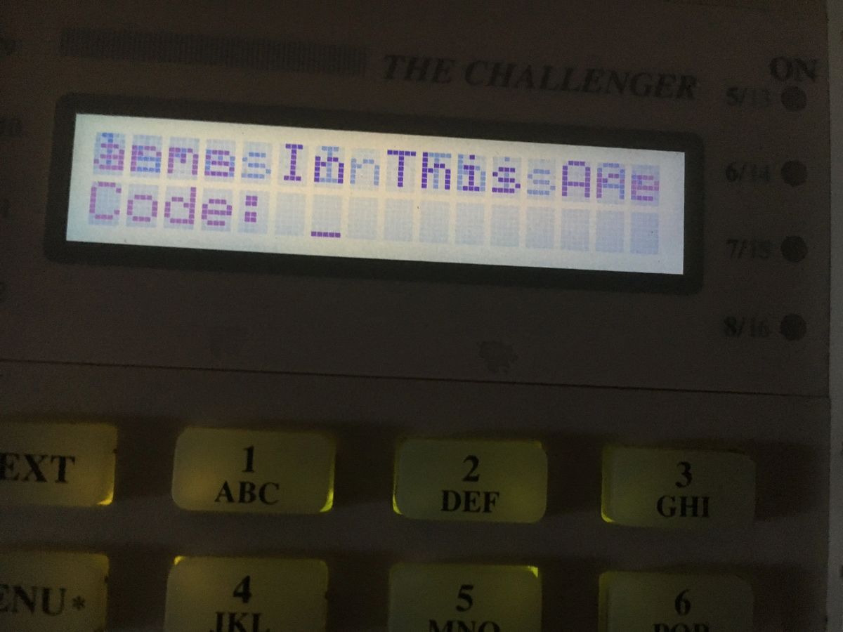 TECOM Challenger high end security alarm system Version 8, TS0816 APC ...