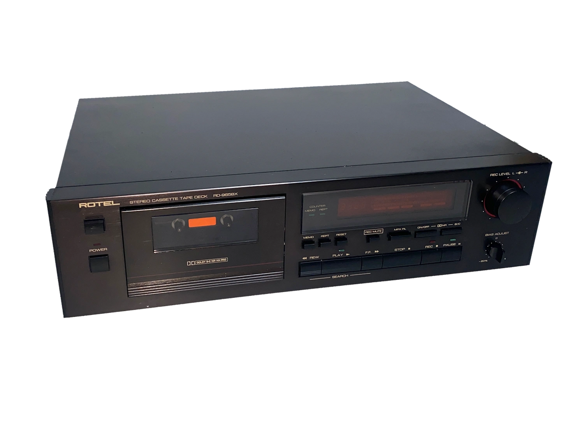 Rotel RD-965BX High end Cassette Deck Dolby B C HXPro full servo ...