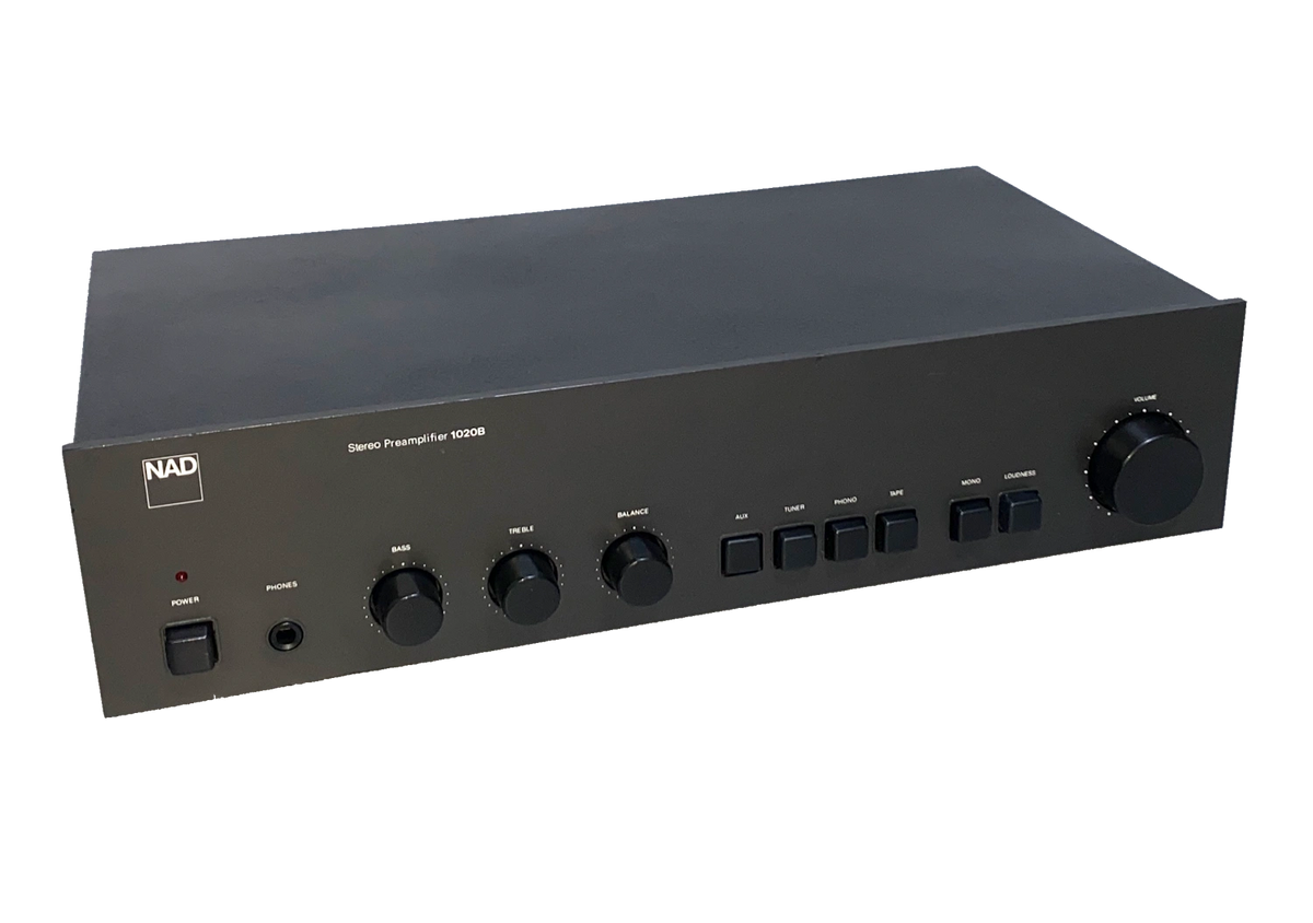 NAD 1020 Hi-Fi Control Preamplifier inc MM and MC phono stage 1985 1020B