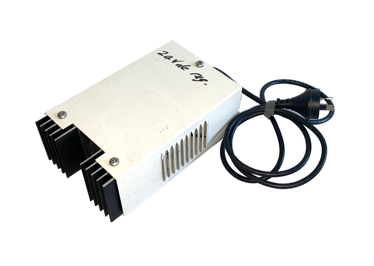 24Vdc 2A enclosed Regulated Linear Power Supply w battery backup option ...