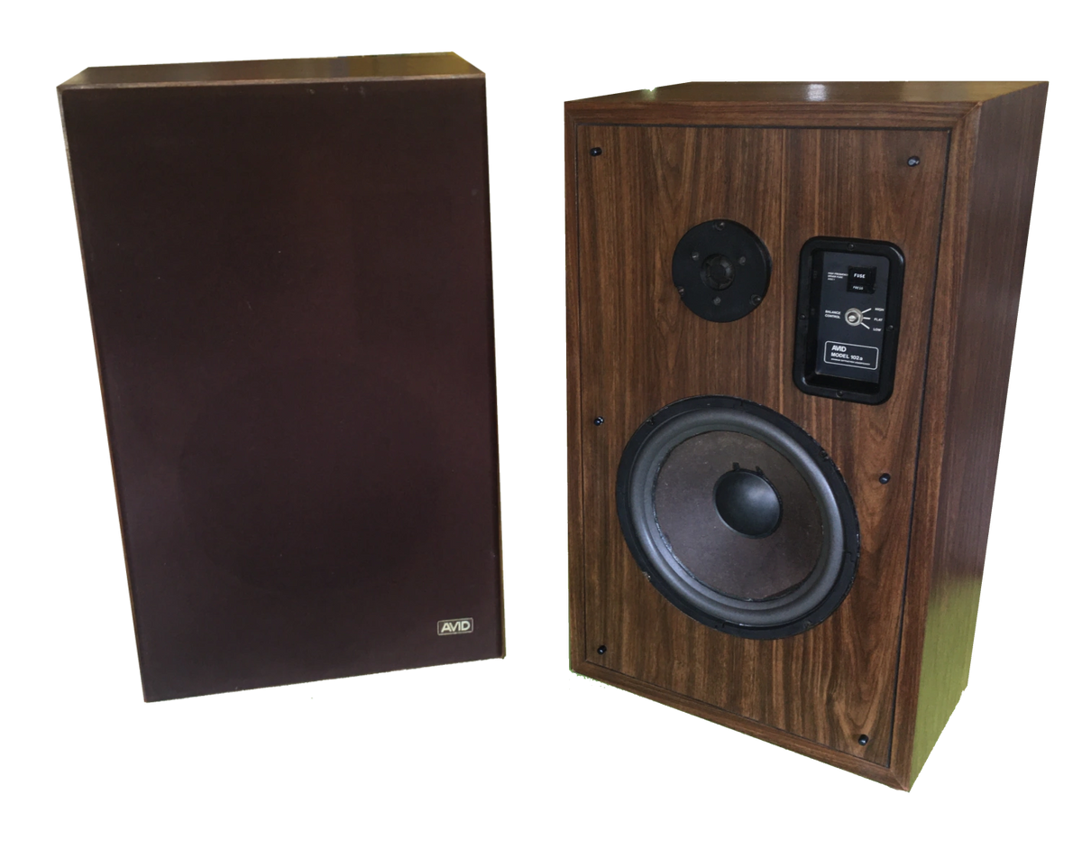 AVID CORPORATION USA 102a 10” two way Audiophile Speakers 1980