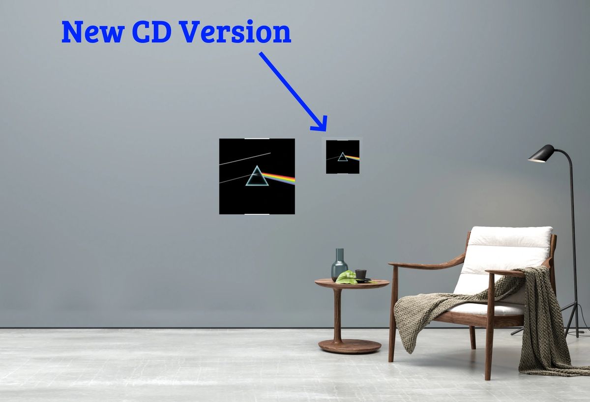 VINYLRAX Showcase solution to wall display CD covers