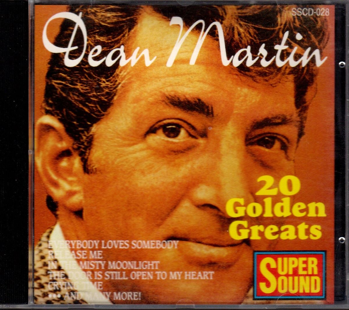 Audio CD, Dean Martin, 20 GOLDEN GREATS, Easy Listening