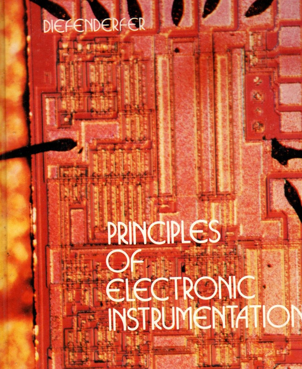 Large Textbook PRINCIPLES OF ELECTRONIC INSTRUMENTATION A. James ...