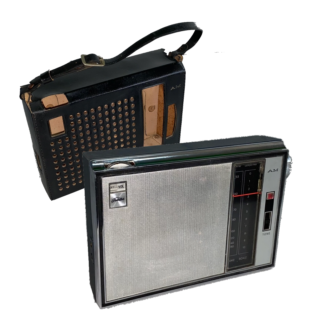 High quality 8 Transistor Transistor Radio Toshiba 8M-390 1967