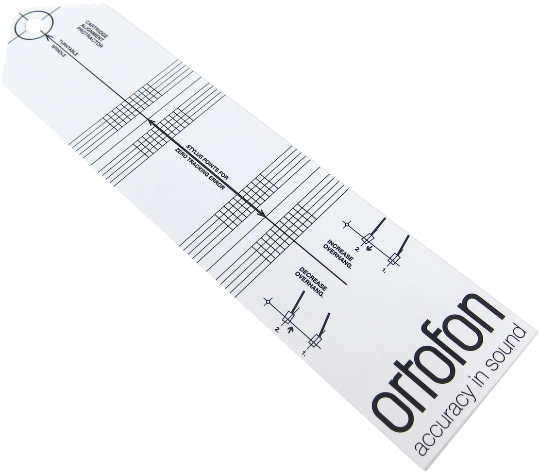 Ortofon cartridge alignment protractor FREE SHIPPING
