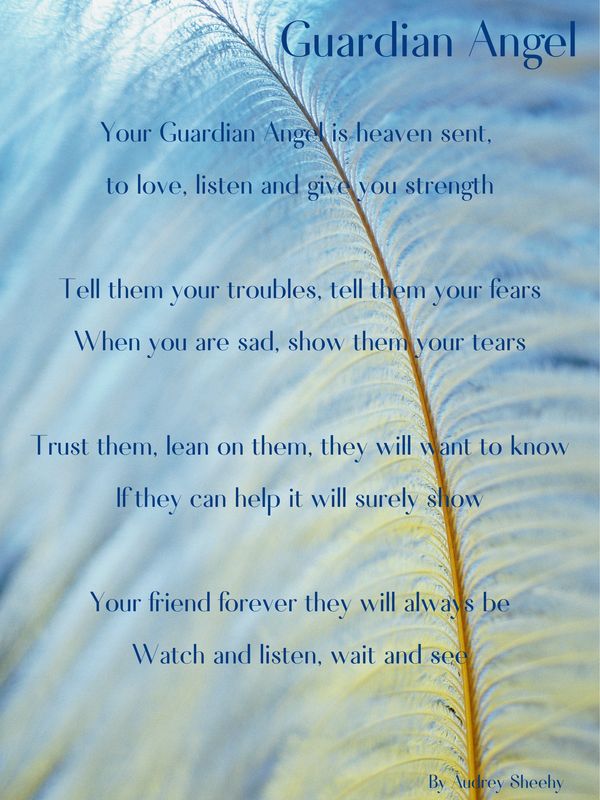 Guardian Angel Poems For Friends