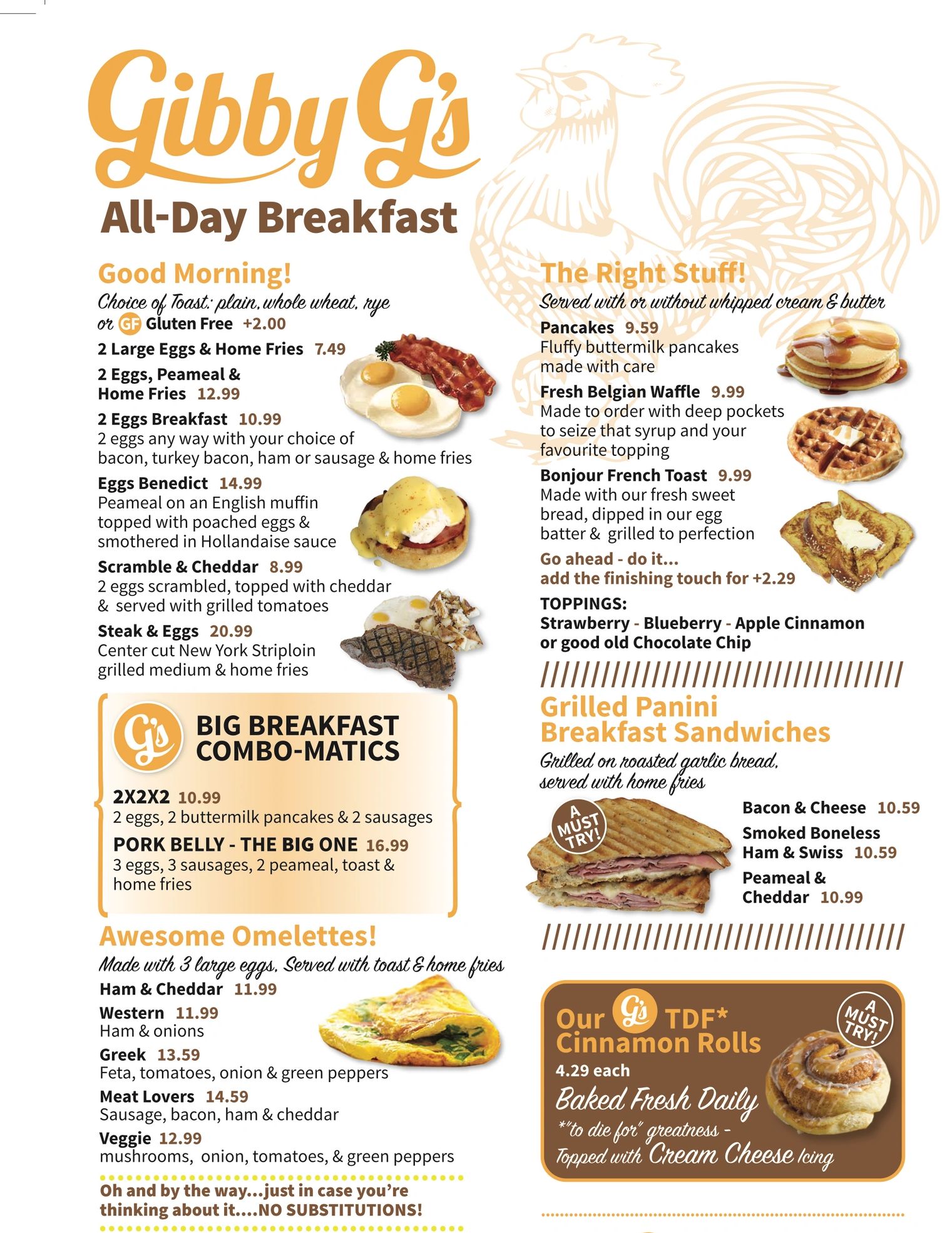 Breakfast Menu