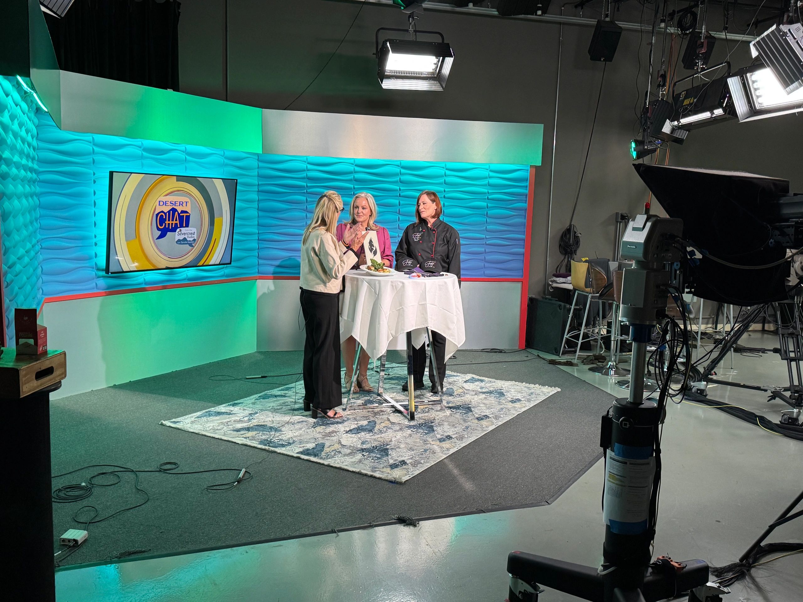 See Mrs. Foxy's interview on Desert Chat with Sandie Newton!