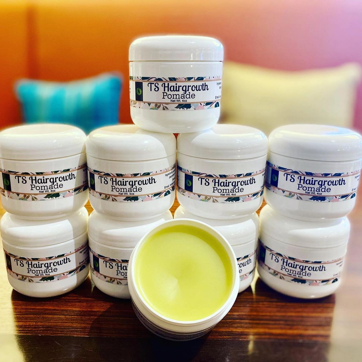 Coconut & Mint Hairgrowth Pomade-1 month supply 4oz jar
