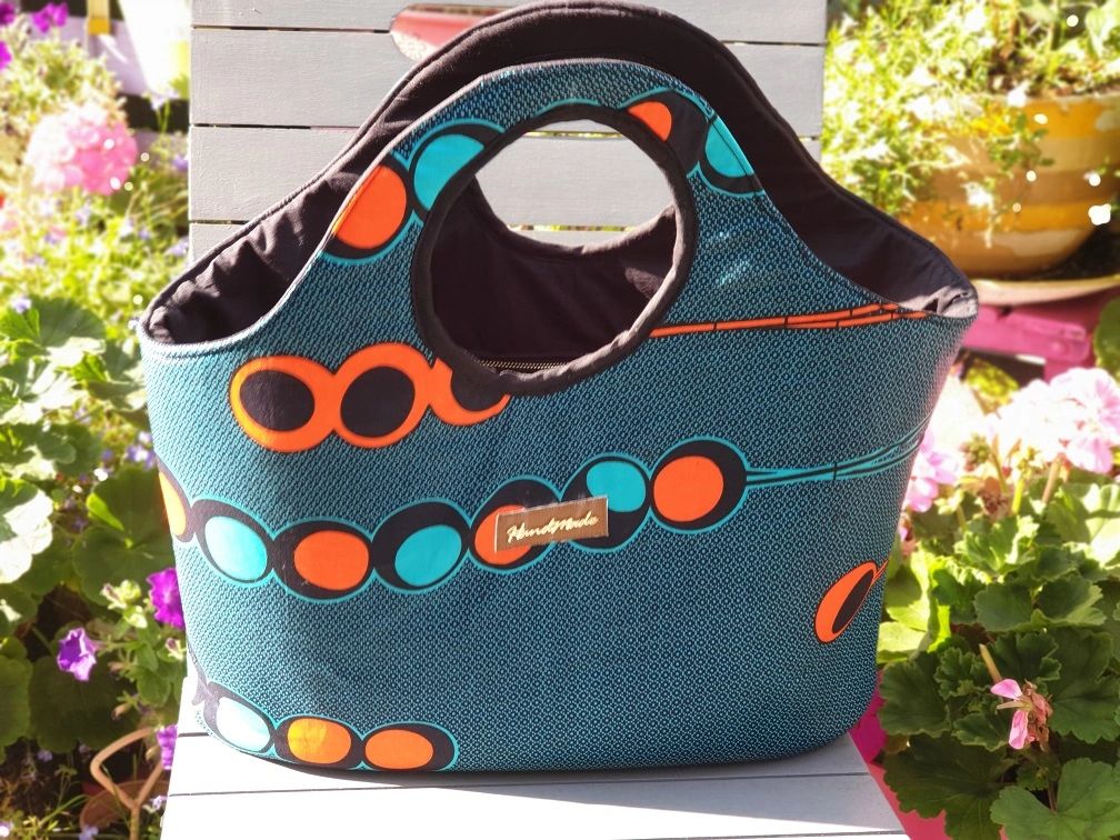 Shopper Tote Bag / Teal