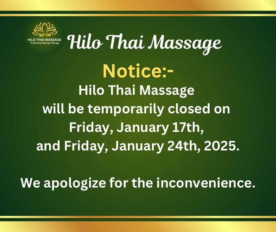 Hilo Thai massage