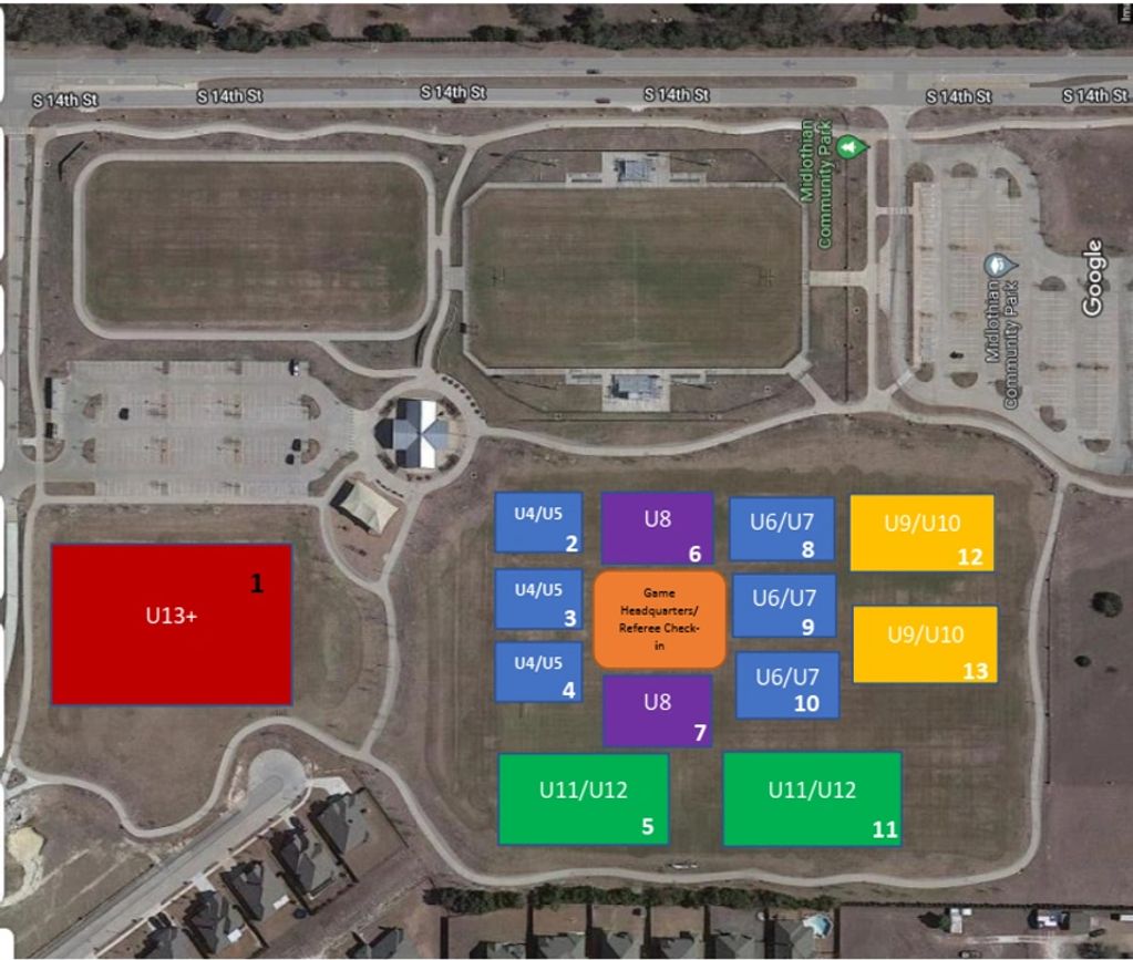 Field Maps | Midlothian Soccer Association