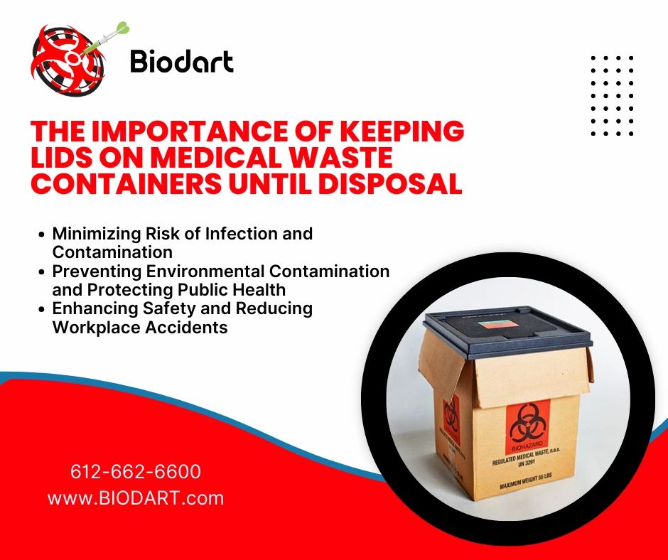 The Importance of Keeping Lids on Medical Waste Containers