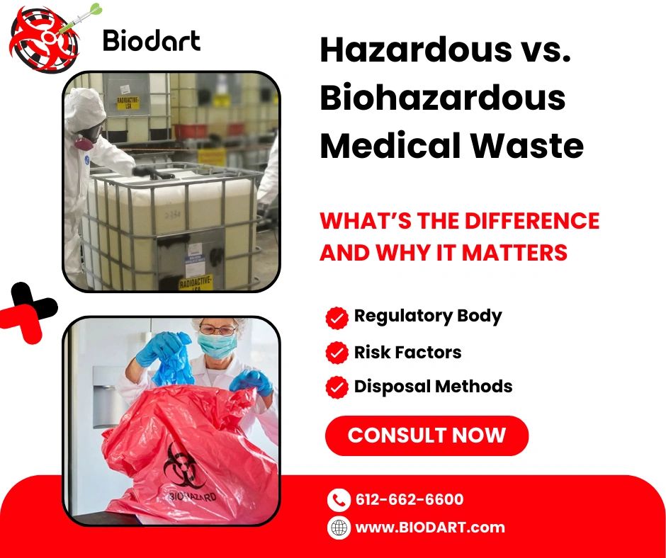 Hazardous vs. Biohazardous Medical Waste: What’s the Difference
