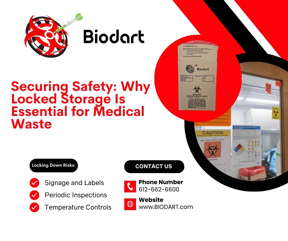 Securing Safety Why Locked Storage Is Essential for Medical Waste