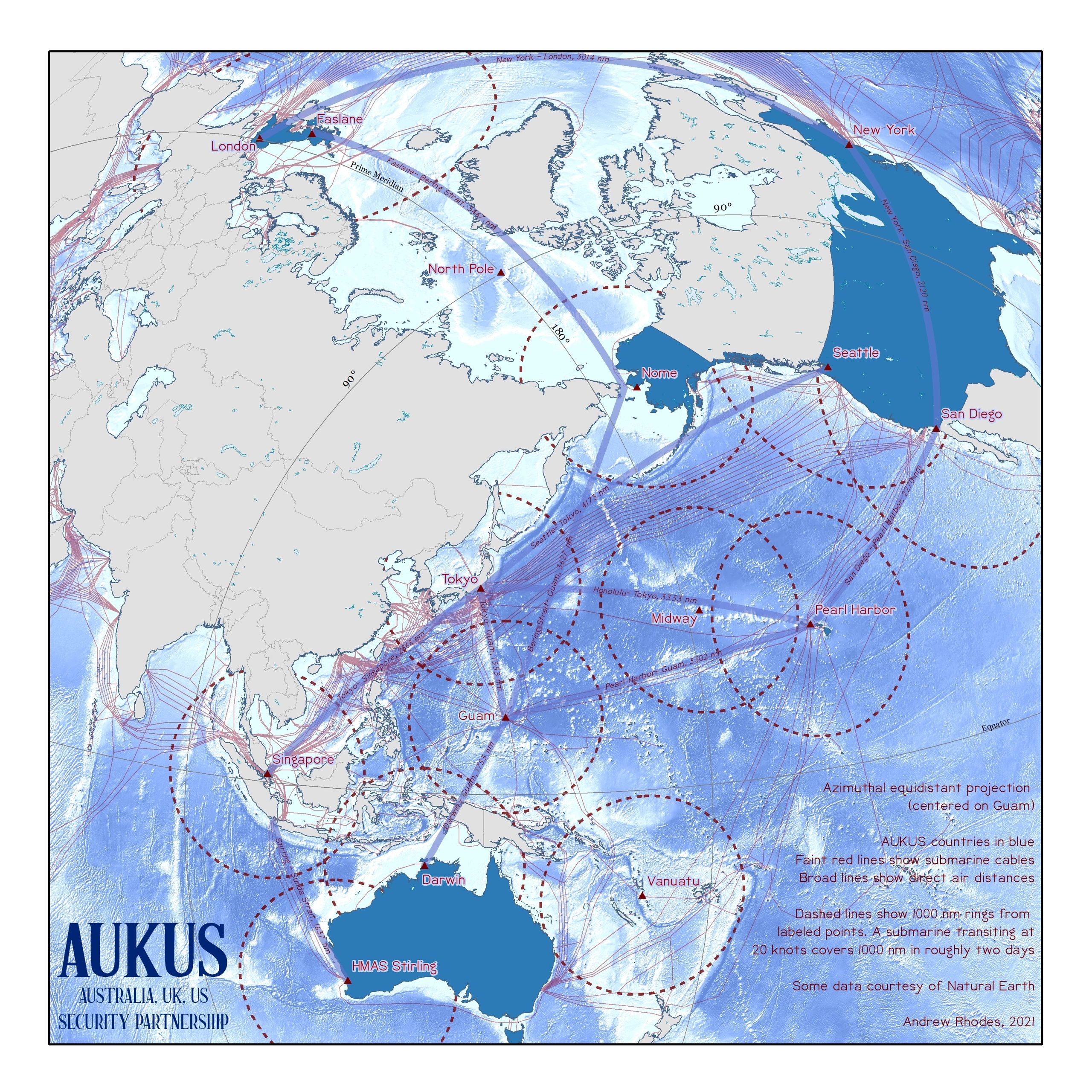 AUKUS Maps