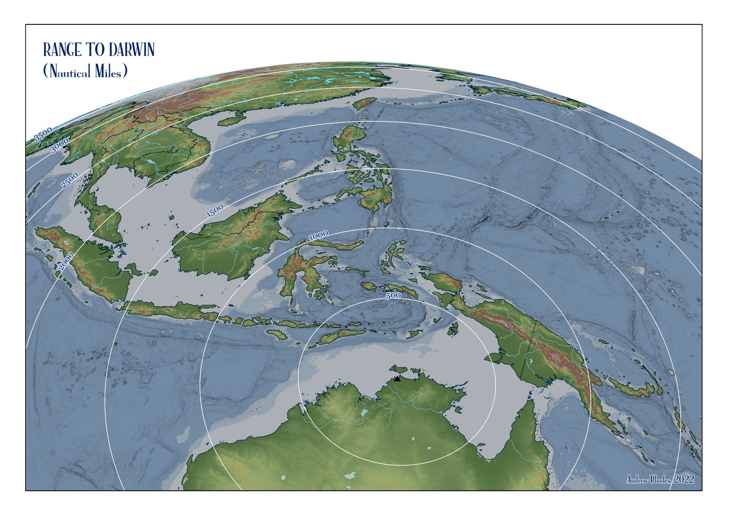 More oblique orthographic maps