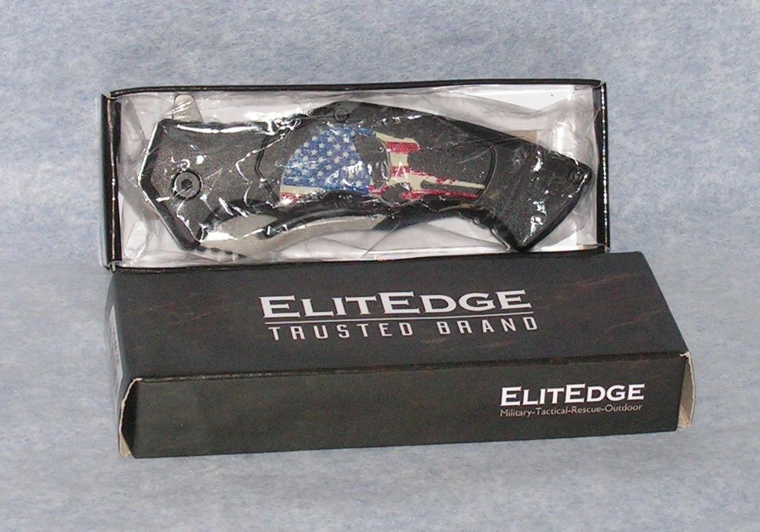 ElitEdge Military-Tactical-Rescue-Outdoor 420C Stainless Pocket Knife