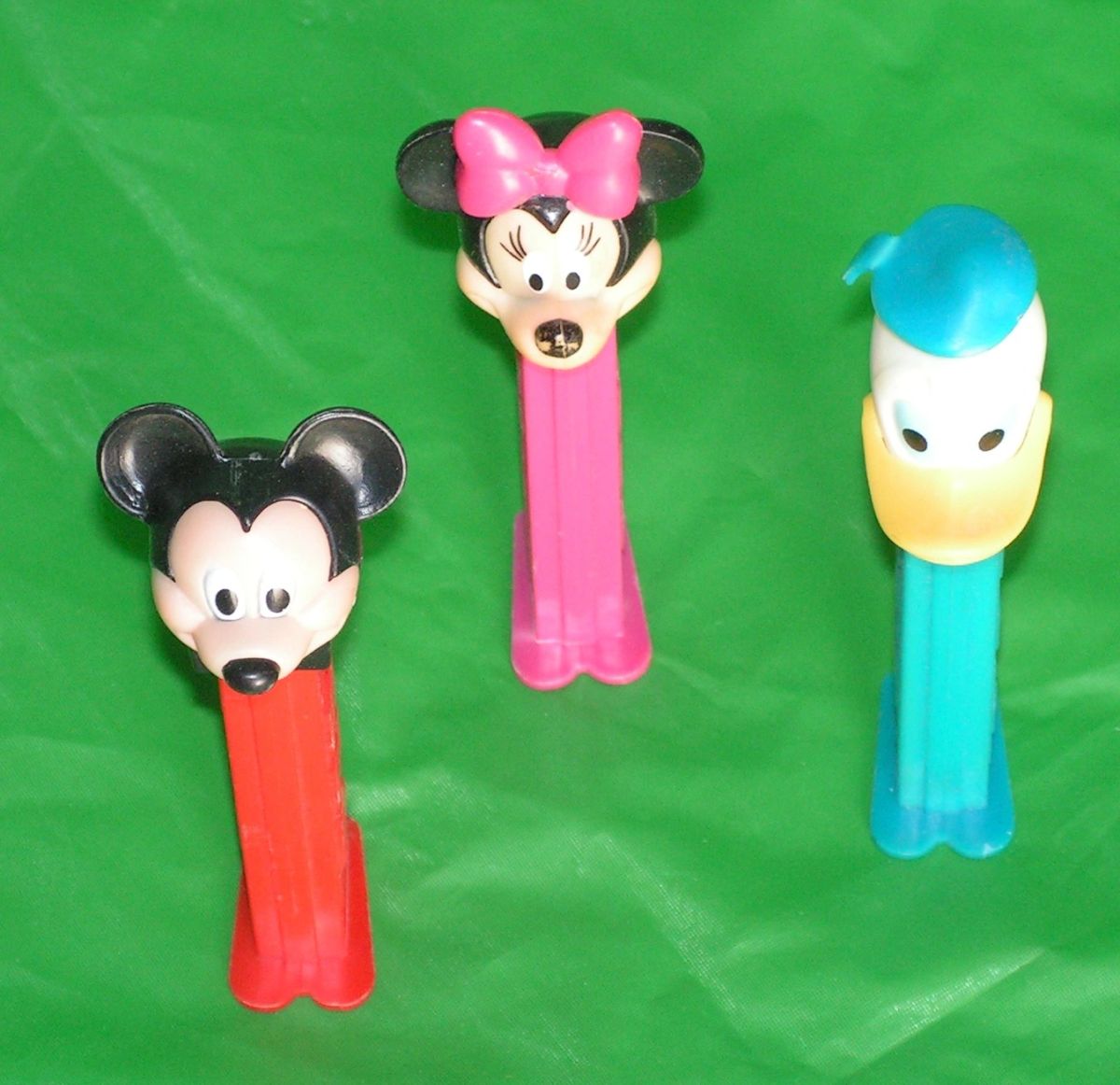 PEZ Dispensers ~ Disney Character ~ Mickey and Minnie Mouse ~ Donald Duck.