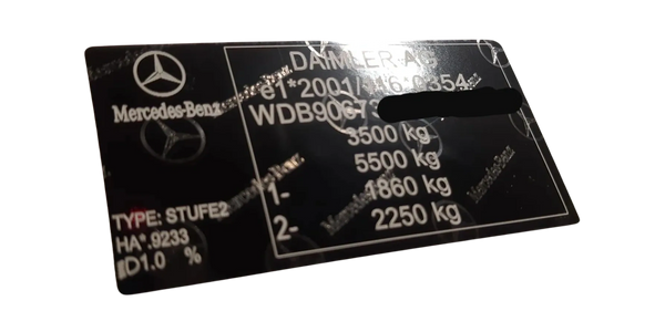 Custom Name Plates & VIN Plates