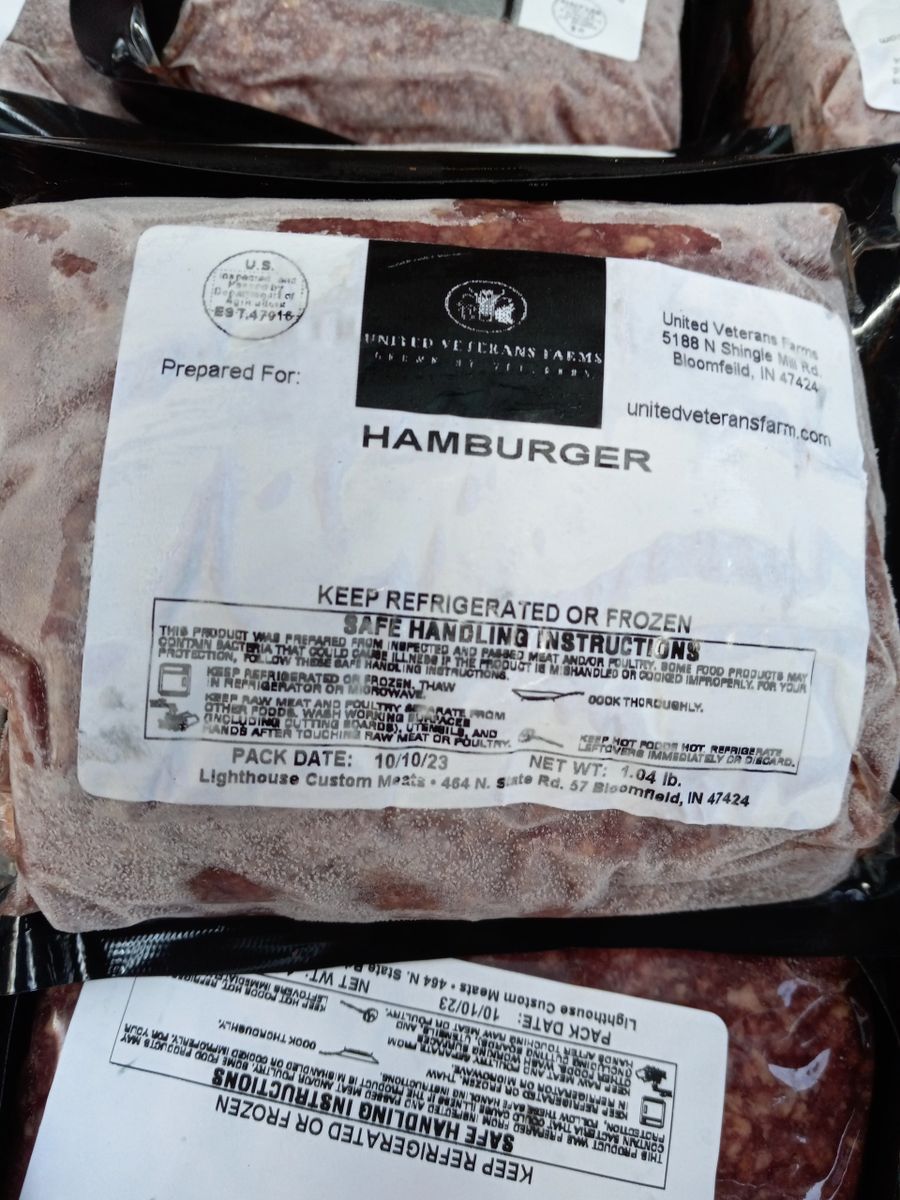 Hamburger 1lb packages