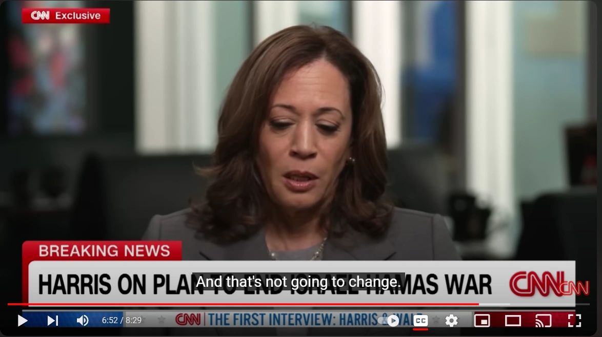 Cracks in the Commitment: Harris’s Voice - True Israel Support