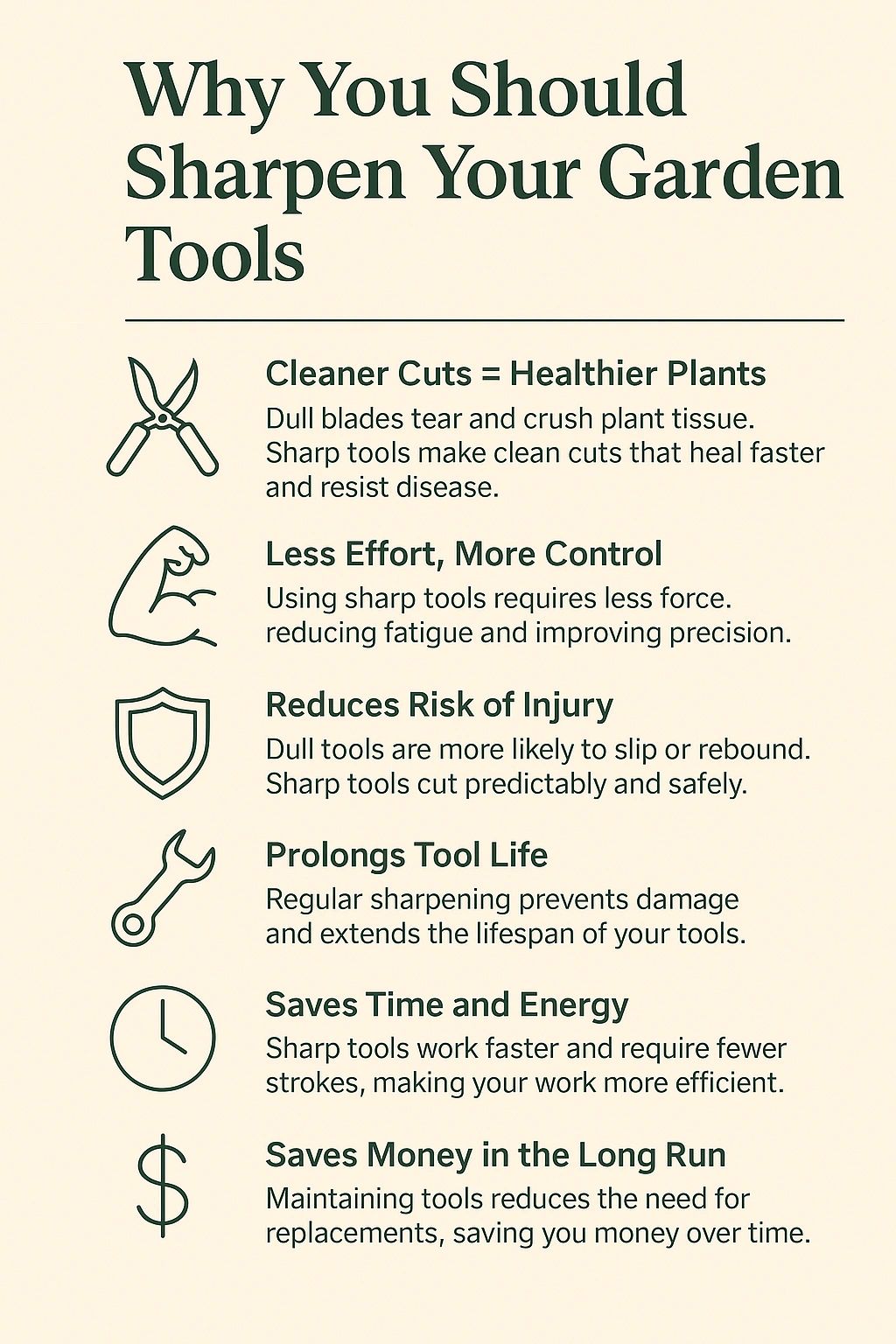 Why You Should Sharpen Your Garden Tools: 6 Key Reasons