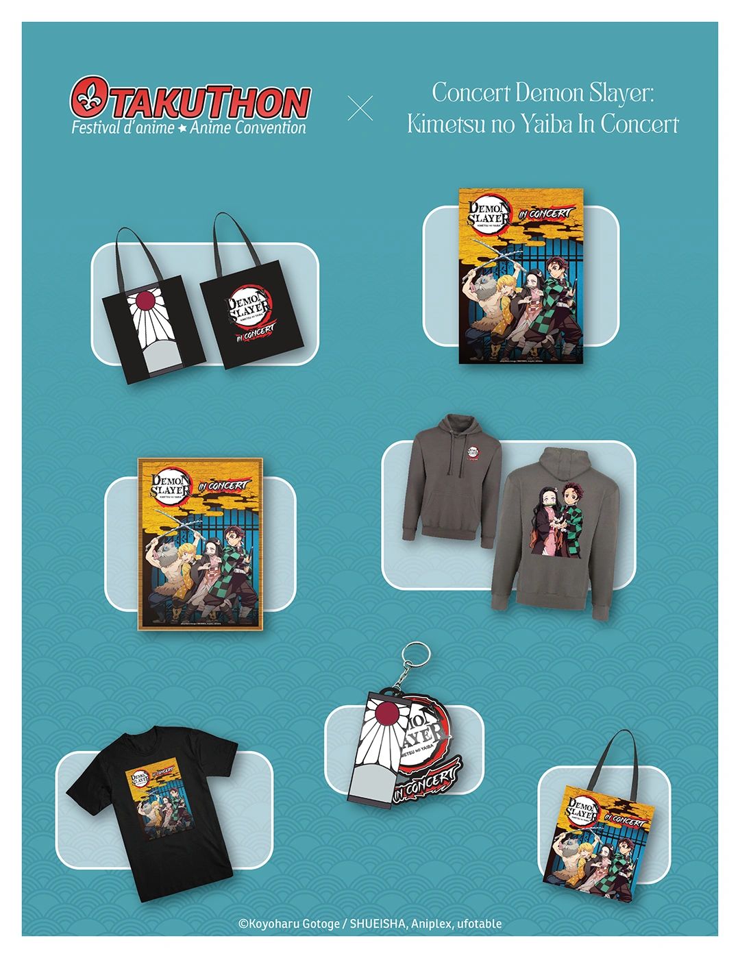 Demon Slayer In Concert Montréal Merchandise Announcement