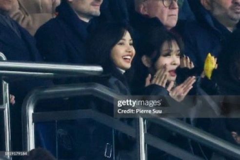 BLACKPINK's Lisa Spotted at UEFA Champions League Match in Paris