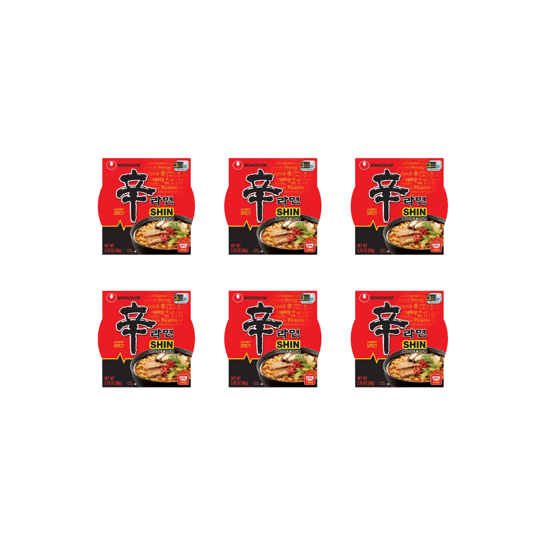 NONGSHIM Shin Ramyun Bowls 6PC