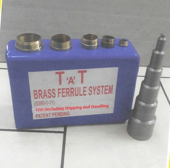 Brass Ferrule System (Class 8 Truck Air Line Repair Tool)