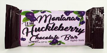 Wild Huckleberry Chocolate Bar 4.5oz