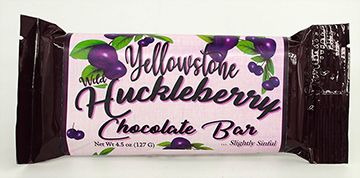 Yellowstone Huckleberry Chocolate Bar 4.5oz