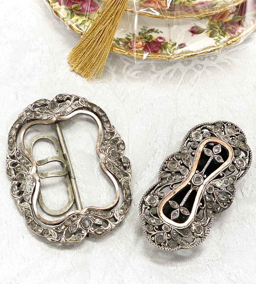 Early 19th Century Javanese Sword Buckle and Strap Slide