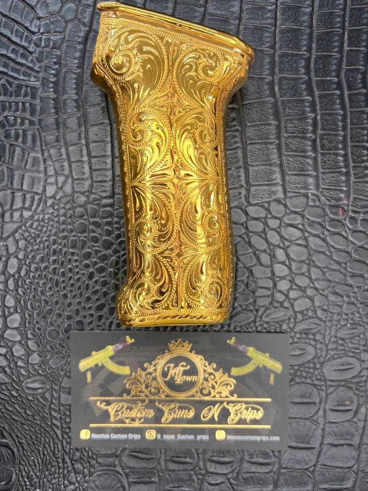 AK 47 24K Gold Plated Grip