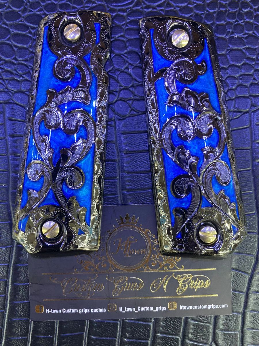 Floral rameado 1911 super 38/45 full size