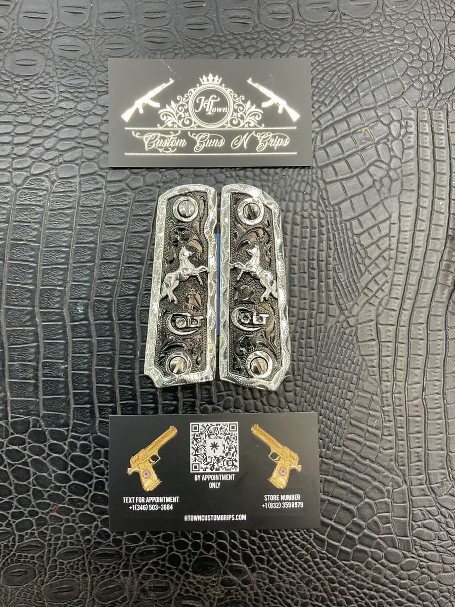 Browning 1911 380 Hand made Grips colt