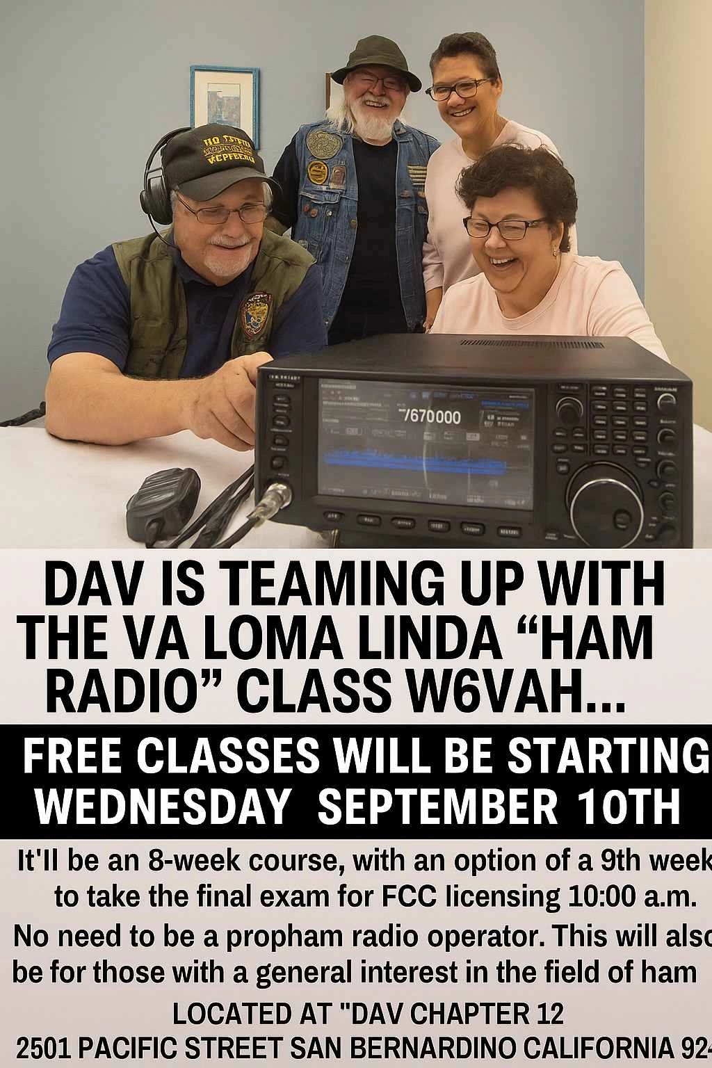 Learn Ham Radio with DAV Chapter 12 – Free Classes