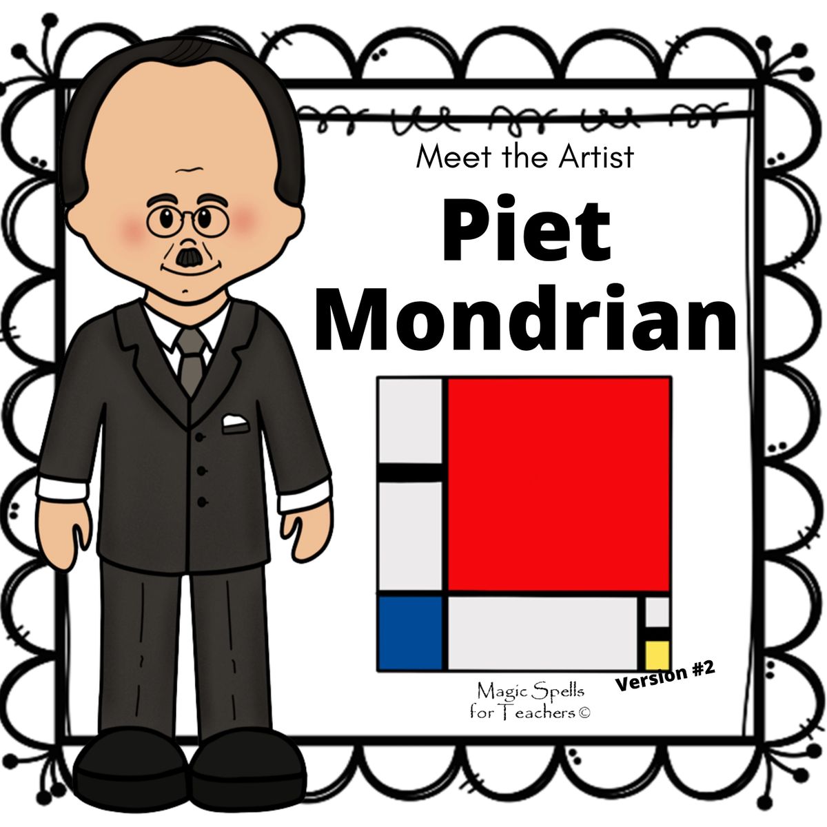 MONDRIAN - Piet Mondrian Biography and Art Activities Unit