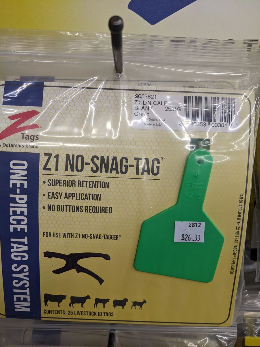 Z-Tags Long Neck Calf
