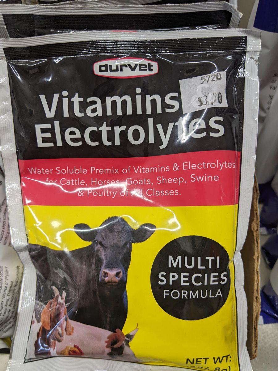 Durvet Vitamins and Electrolytes Multi-Species